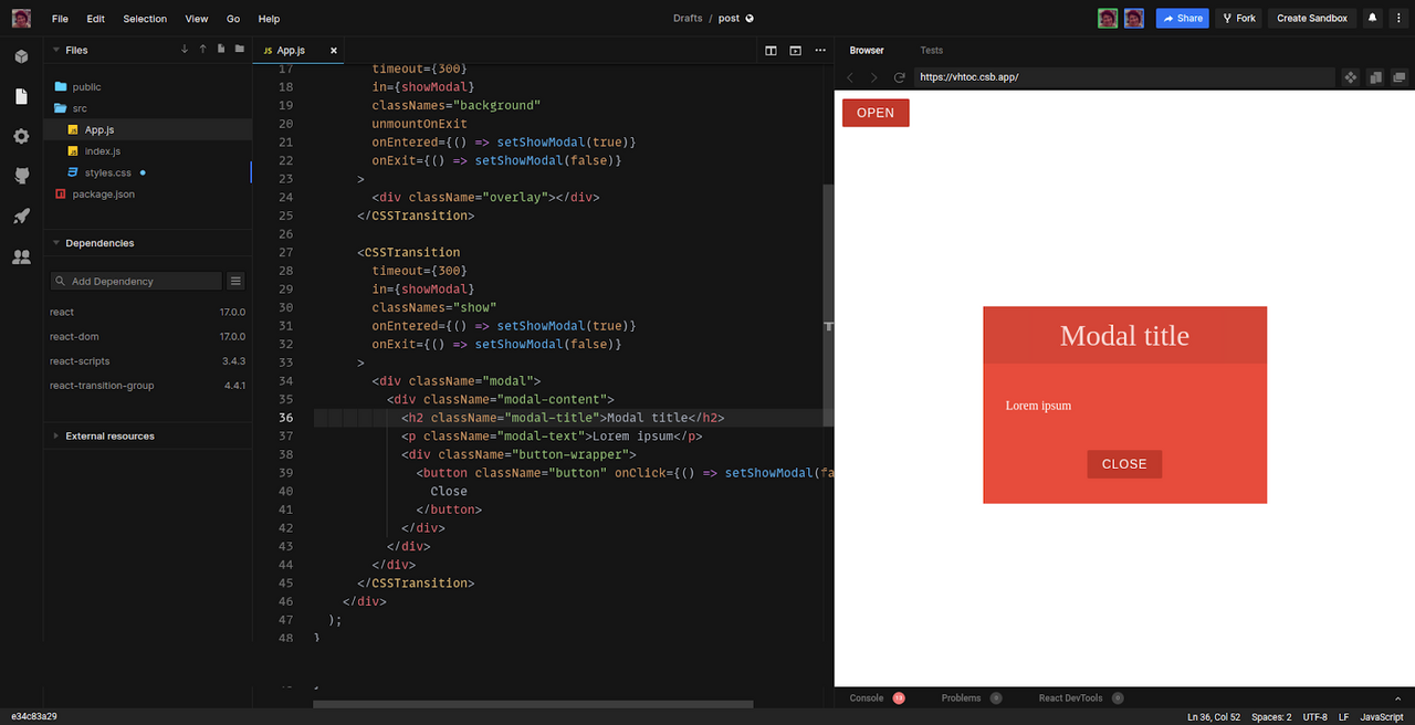 ¿Cómo mejorar tus animaciones con React Transition Group? - Paradigma