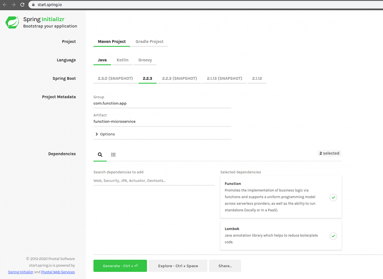 Spring Cloud Function: Aplicaciones sin servidor en la Nube. - Paradigma