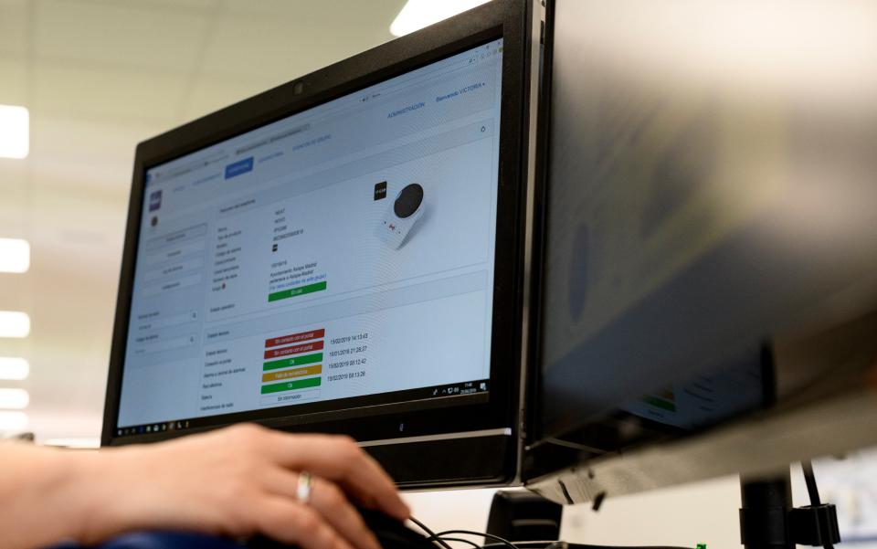 Real-time monitoring of telecare devices - Paradigma